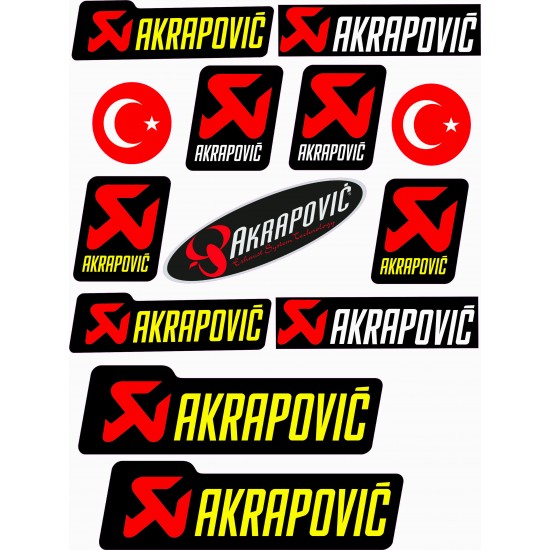 AKRAPOVİÇ A4 STİCKER