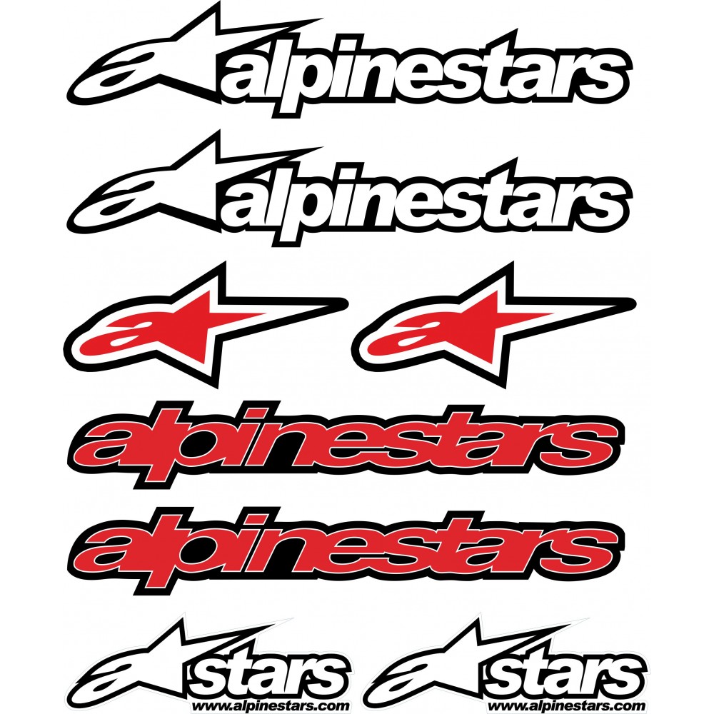 ALPİNESTARS STİCKER A4 SET