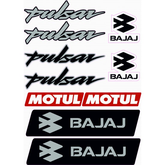 PULSAR A4 STİCKER SETİ GRİ