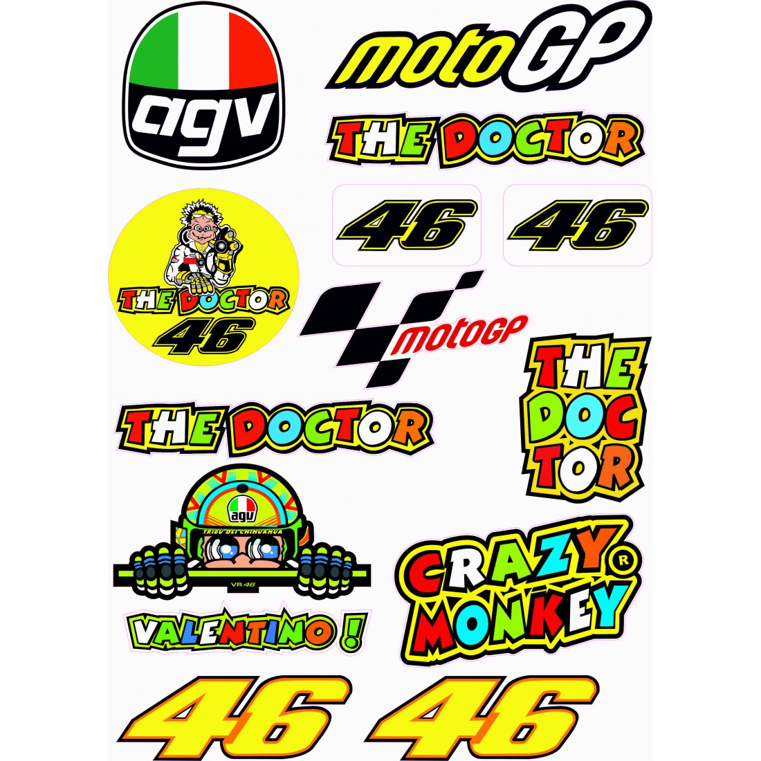 46 ROSSİ A4 STİCKER