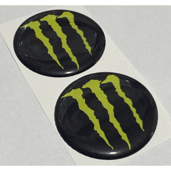 Monster Logo Damla Etiket Sticker