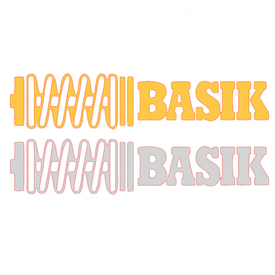 BASIK STİCKER 3x15cm
